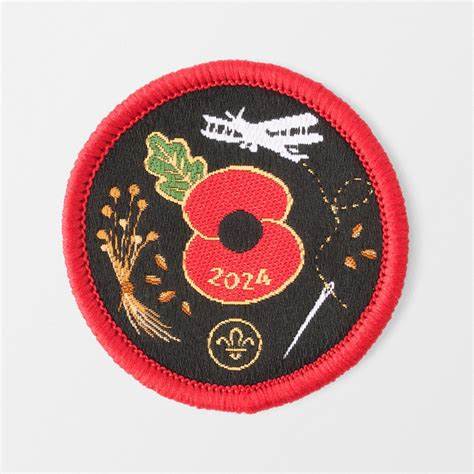 Poppy 2024 Badge – Glenrothes Scout Shop